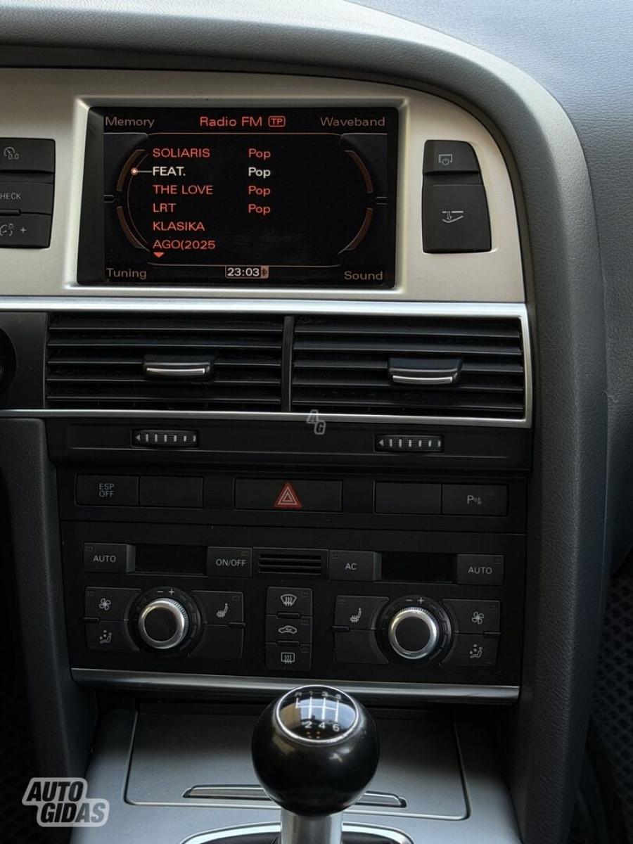 Black Audi A6 2009 in Kaisiadorys, with an engine capacity of 3.00 L and mileage of 321 thousand km for 3800 €, photo 19 on AUTOMOTO.COM.LV