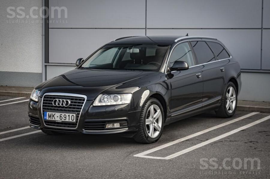 Black Audi A6 2009 in Riga, with an engine capacity of 2.70 L and mileage of 0 thousand km for 5950 €, photo 1 on AUTOMOTO.COM.LV