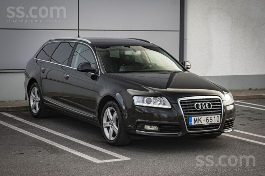 Black Audi A6 2009 in Riga, with an engine capacity of 2.70 L and mileage of 0 thousand km for 5950 €, photo 4 on AUTOMOTO.COM.LV