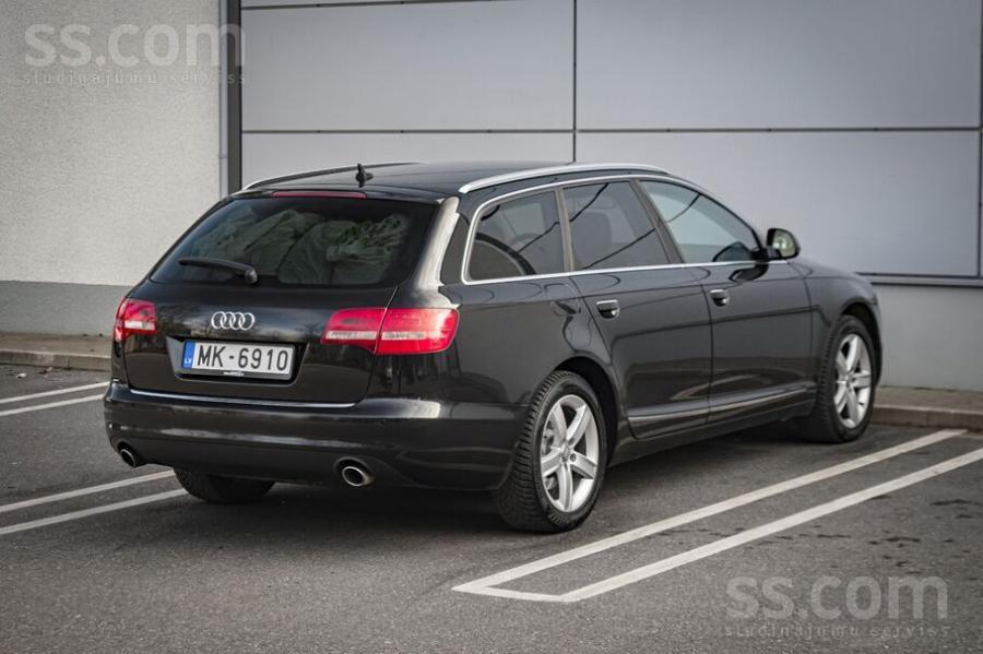 Black Audi A6 2009 in Riga, with an engine capacity of 2.70 L and mileage of 0 thousand km for 5950 €, photo 5 on AUTOMOTO.COM.LV