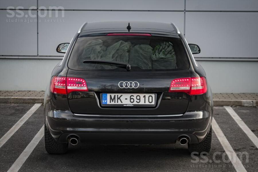 Black Audi A6 2009 in Riga, with an engine capacity of 2.70 L and mileage of 0 thousand km for 5950 €, photo 6 on AUTOMOTO.COM.LV