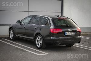 Black Audi A6 2009 in Riga, with an engine capacity of 2.70 L and mileage of 0 thousand km for 5950 €, photo 7 on AUTOMOTO.COM.LV