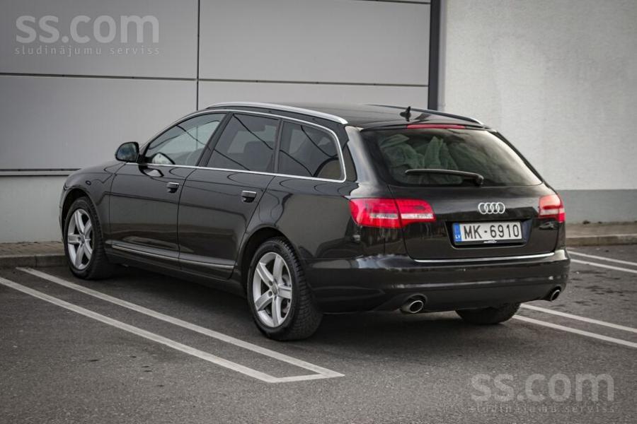 Black Audi A6 2009 in Riga, with an engine capacity of 2.70 L and mileage of 0 thousand km for 5950 €, photo 7 on AUTOMOTO.COM.LV