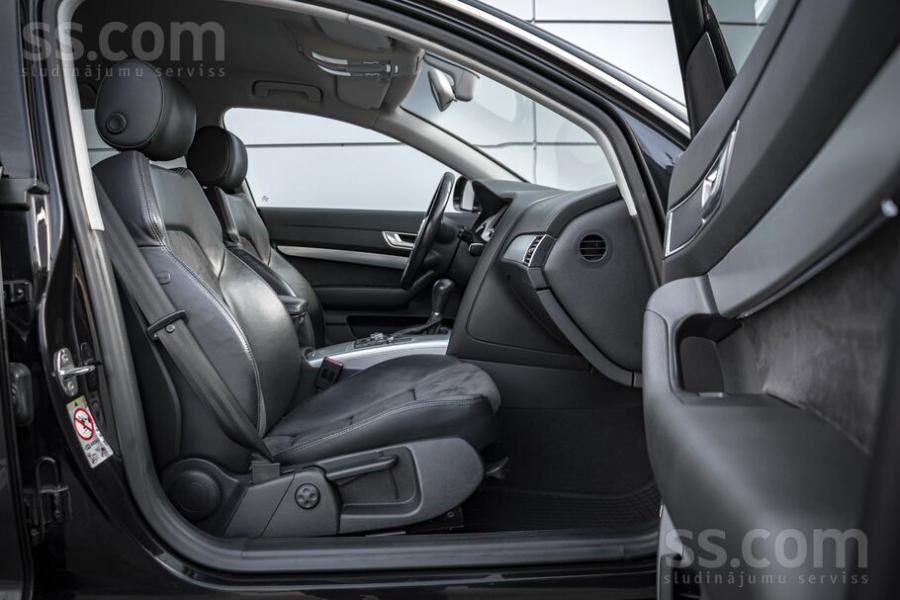 Black Audi A6 2009 in Riga, with an engine capacity of 2.70 L and mileage of 0 thousand km for 5950 €, photo 9 on AUTOMOTO.COM.LV