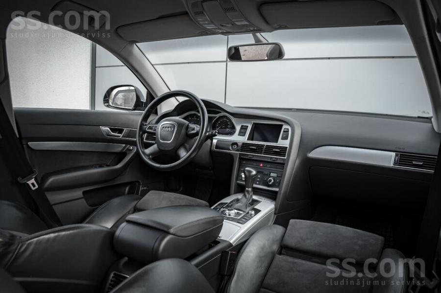 Black Audi A6 2009 in Riga, with an engine capacity of 2.70 L and mileage of 0 thousand km for 5950 €, photo 12 on AUTOMOTO.COM.LV