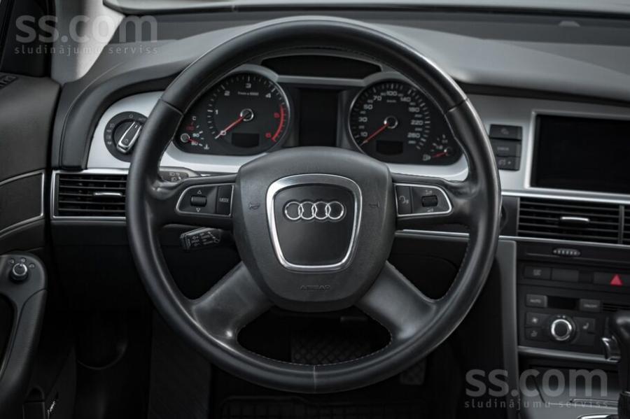 Black Audi A6 2009 in Riga, with an engine capacity of 2.70 L and mileage of 0 thousand km for 5950 €, photo 18 on AUTOMOTO.COM.LV