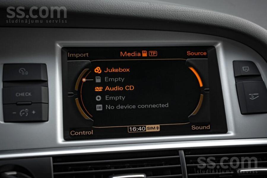 Black Audi A6 2009 in Riga, with an engine capacity of 2.70 L and mileage of 0 thousand km for 5950 €, photo 24 on AUTOMOTO.COM.LV