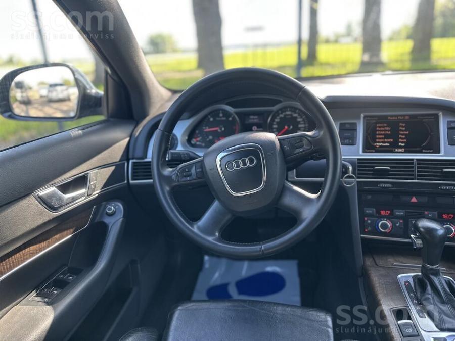Black Audi A6 2009 in Cesis, with an engine capacity of 2.70 L and mileage of 0 thousand km for 4900 €, photo 6 on AUTOMOTO.COM.LV