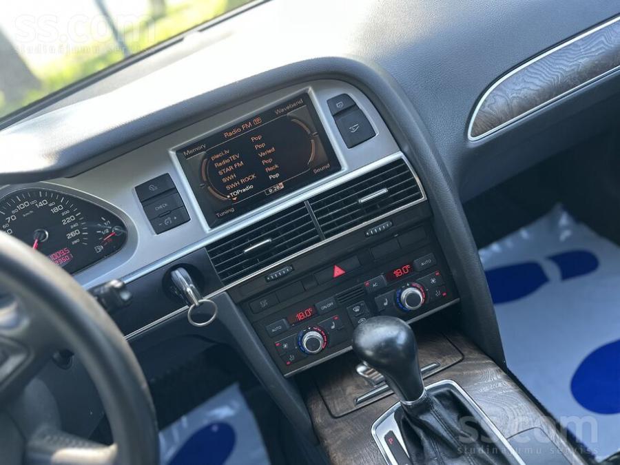 Black Audi A6 2009 in Cesis, with an engine capacity of 2.70 L and mileage of 0 thousand km for 4900 €, photo 7 on AUTOMOTO.COM.LV