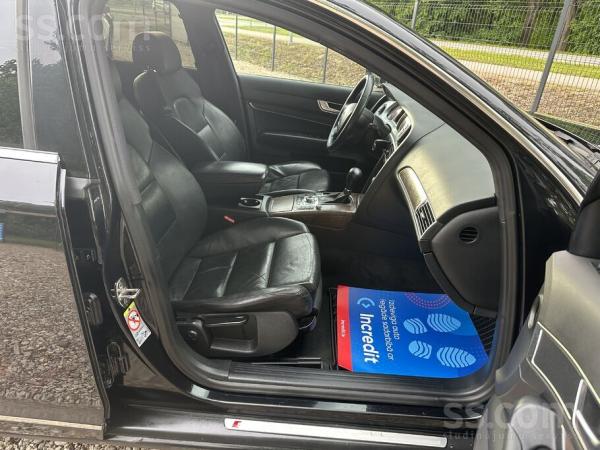 Black Audi A6 2009 in Cesis, with an engine capacity of 2.70 L and mileage of 0 thousand km for 4900 €, photo 6 on AUTOMOTO.COM.LV