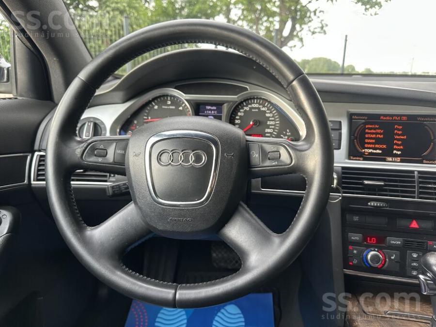 Melns Audi A6 2009 Cēsis, ar dzinēja tilpumu 2.70 L un nobraukumu 0 tūkst. km par 4900 €, foto 16 vietnē AUTOMOTO.COM.LV