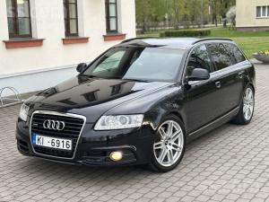 Melns Audi A6 2009 Jelgava, ar dzinēja tilpumu 3.00 L un nobraukumu 325 tūkst. km par 6880 €, foto  vietnē AUTOMOTO.COM.LV