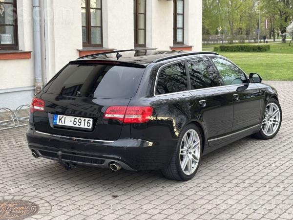 Black Audi A6 2009 in Jelgava, with an engine capacity of 3.00 L and mileage of 325 thousand km for 6880 €, photo 4 on AUTOMOTO.COM.LV