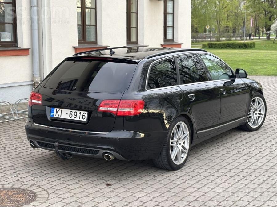 Black Audi A6 2009 in Jelgava, with an engine capacity of 3.00 L and mileage of 325 thousand km for 6880 €, photo 5 on AUTOMOTO.COM.LV