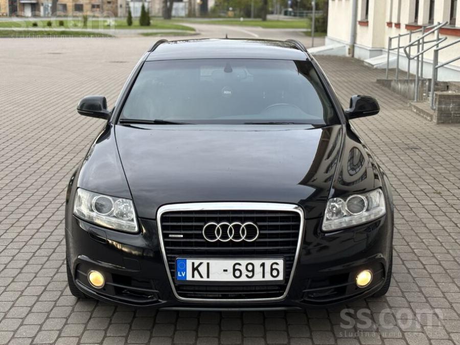 Black Audi A6 2009 in Jelgava, with an engine capacity of 3.00 L and mileage of 325 thousand km for 6880 €, photo 6 on AUTOMOTO.COM.LV
