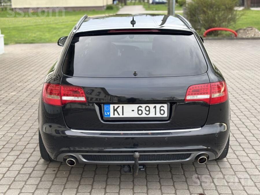 Black Audi A6 2009 in Jelgava, with an engine capacity of 3.00 L and mileage of 325 thousand km for 6880 €, photo 7 on AUTOMOTO.COM.LV
