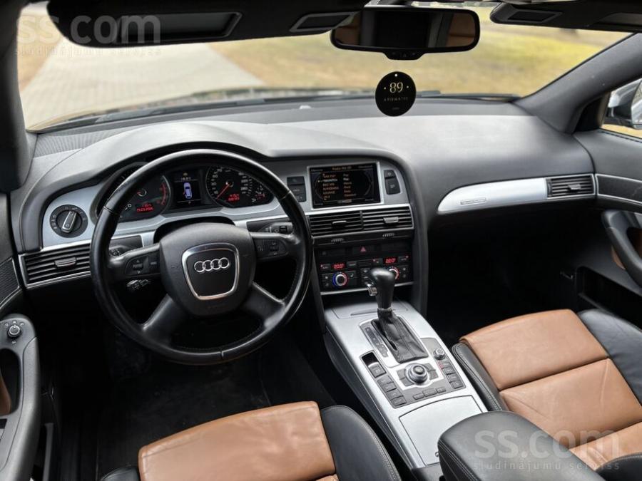 Black Audi A6 2009 in Jelgava, with an engine capacity of 3.00 L and mileage of 325 thousand km for 6880 €, photo 9 on AUTOMOTO.COM.LV