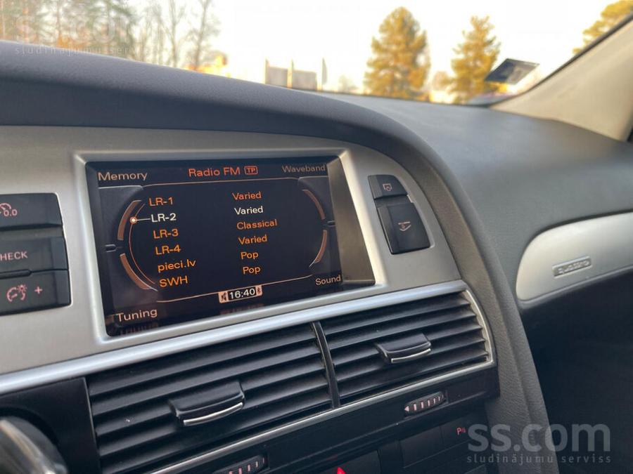 Черный Ауди А6 2009 в Рига, объемом двигателя 2.70 л и пробегом 0 тыс. км за 4400 €, фото 10 на AUTOMOTO.COM.LV