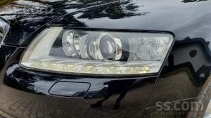 Black Audi A6 2009 in Riga, with an engine capacity of 2.70 L and mileage of 254 thousand km for 5795 €, photo 6 on AUTOMOTO.COM.LV