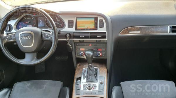 Black Audi A6 2009 in Riga, with an engine capacity of 2.70 L and mileage of 254 thousand km for 5795 €, photo 9 on AUTOMOTO.COM.LV