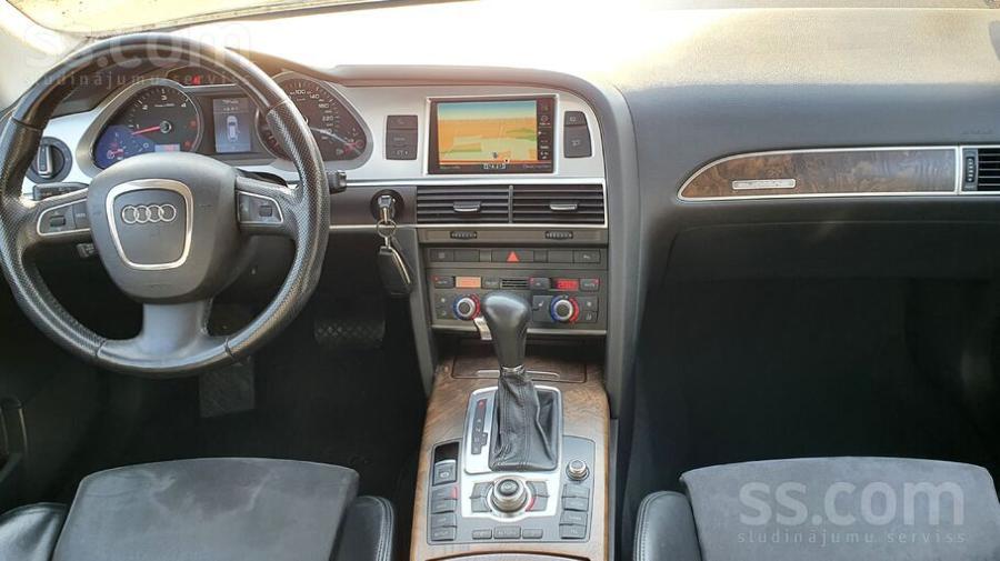 Black Audi A6 2009 in Riga, with an engine capacity of 2.70 L and mileage of 254 thousand km for 5795 €, photo 10 on AUTOMOTO.COM.LV