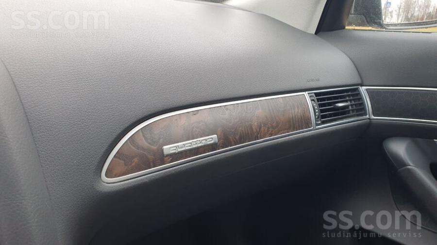 Black Audi A6 2009 in Riga, with an engine capacity of 2.70 L and mileage of 254 thousand km for 5795 €, photo 17 on AUTOMOTO.COM.LV