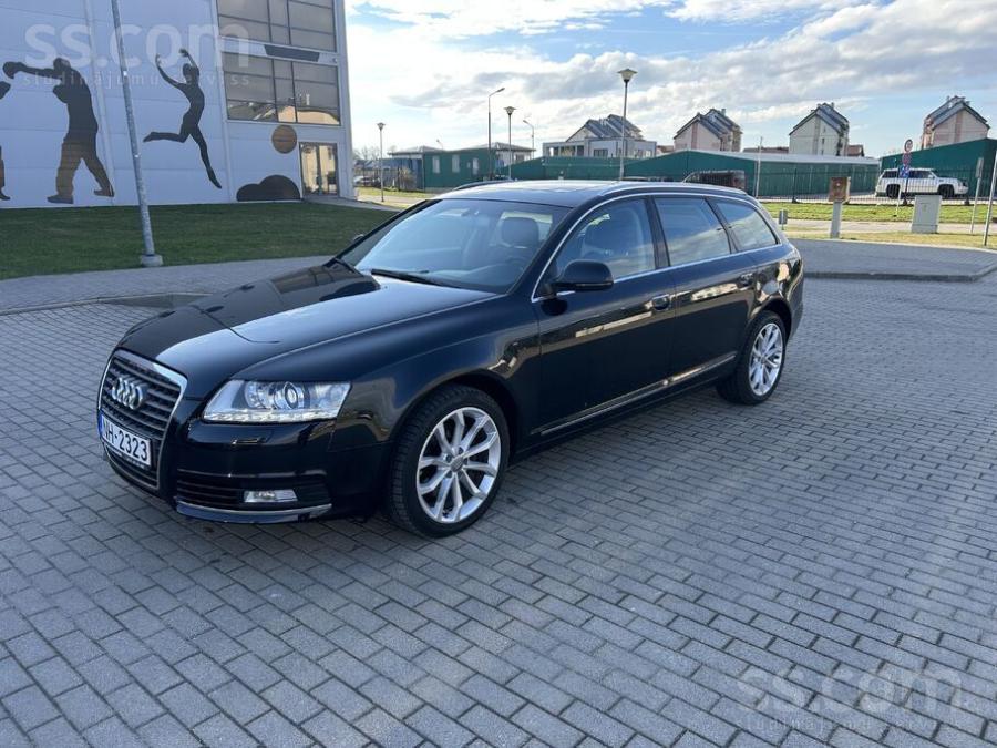 Black Audi A6 2009 in Riga, with an engine capacity of 2.70 L and mileage of 273 thousand km for 4900 €, photo 1 on AUTOMOTO.COM.LV