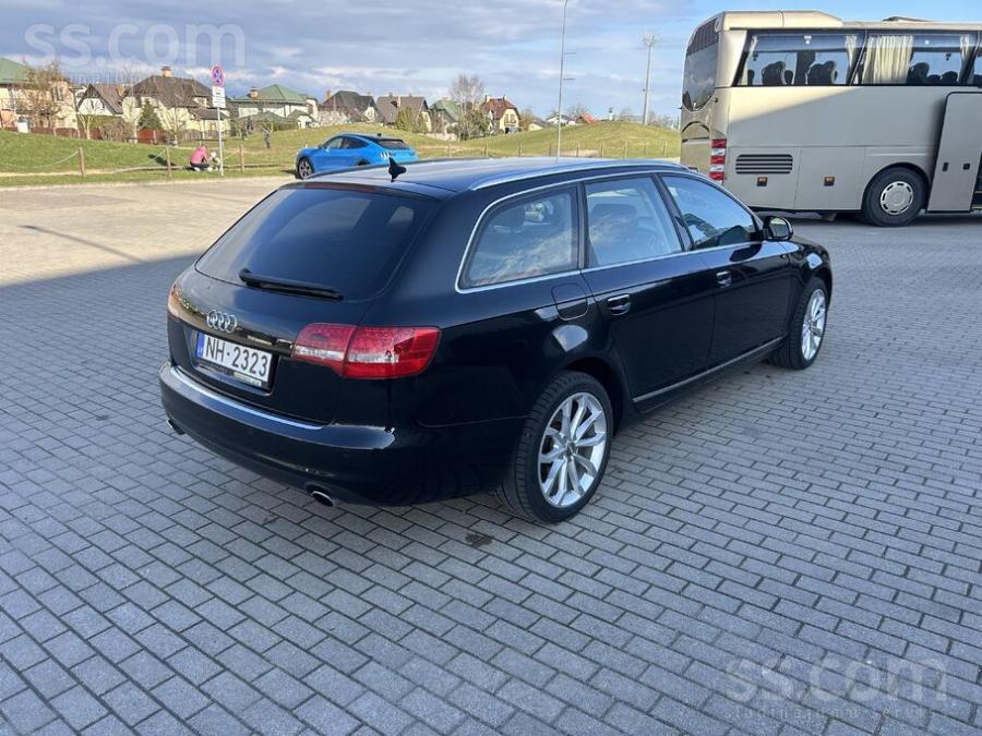 Black Audi A6 2009 in Riga, with an engine capacity of 2.70 L and mileage of 273 thousand km for 4900 €, photo 4 on AUTOMOTO.COM.LV