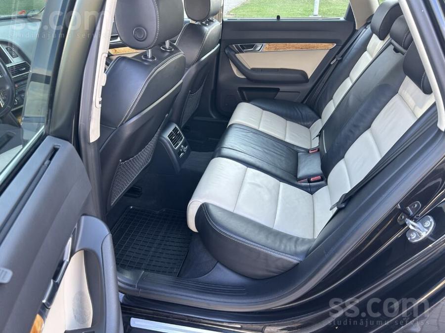 Black Audi A6 2009 in Riga, with an engine capacity of 2.70 L and mileage of 273 thousand km for 4900 €, photo 8 on AUTOMOTO.COM.LV