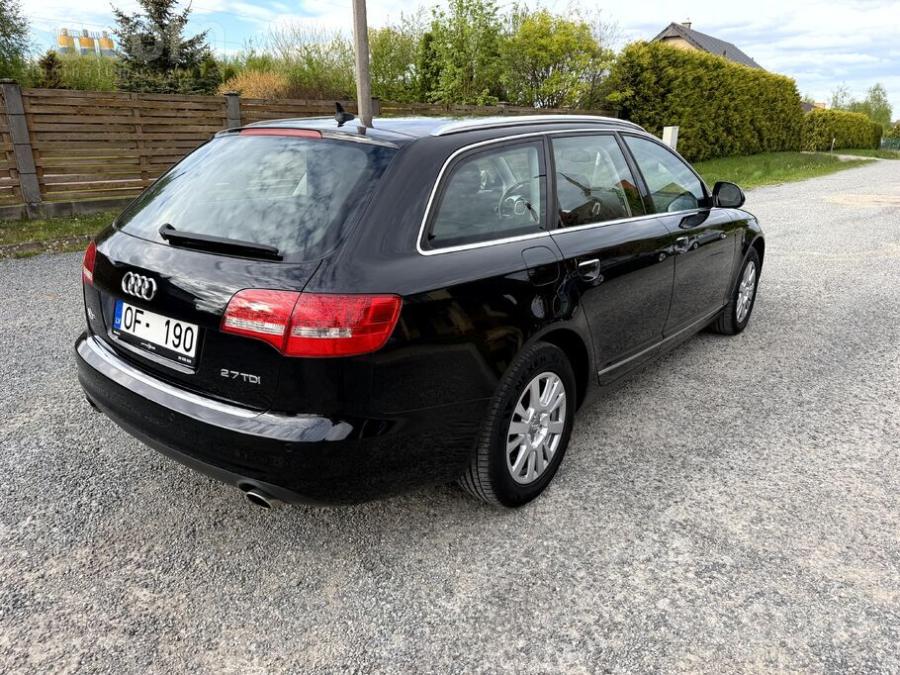 Melns Audi A6 2009 Saldus, ar dzinēja tilpumu 2.70 L un nobraukumu 412 tūkst. km par 4250 €, foto 6 vietnē AUTOMOTO.COM.LV