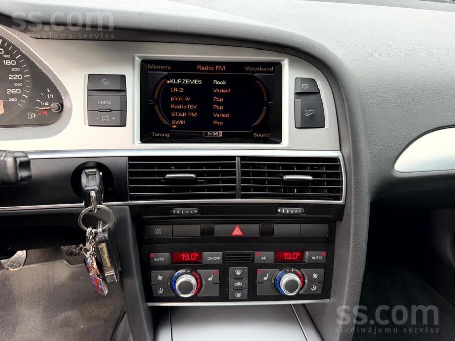 Melns Audi A6 2009 Saldus, ar dzinēja tilpumu 2.70 L un nobraukumu 412 tūkst. km par 4250 €, foto 30 vietnē AUTOMOTO.COM.LV