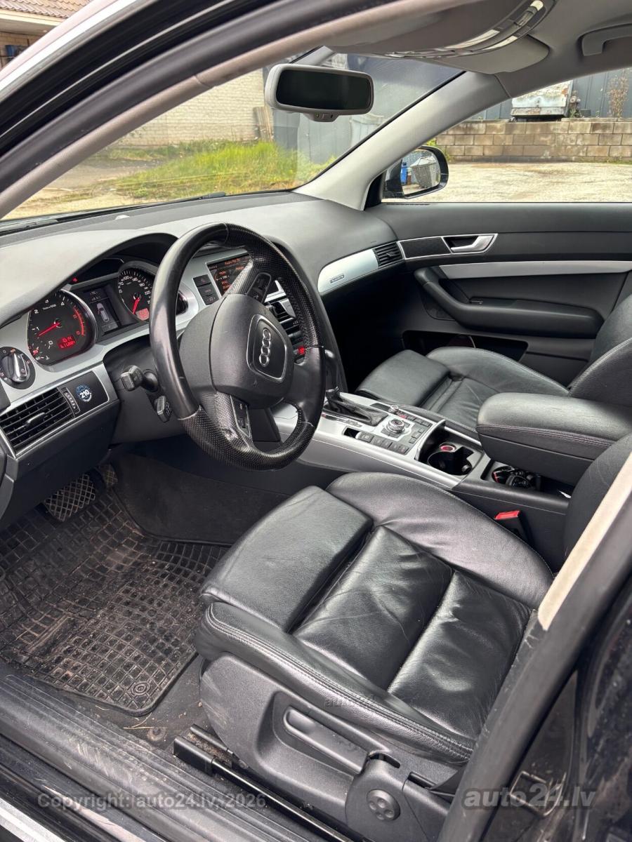 Melns Audi A6 2009 Tartu, ar dzinēja tilpumu 3.00 L un nobraukumu 361 tūkst. km par 4400 €, foto 6 vietnē AUTOMOTO.COM.LV