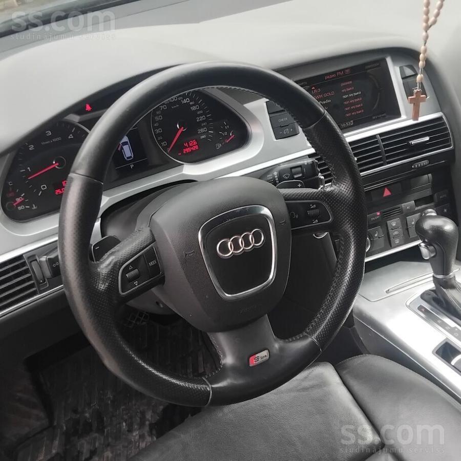 Melns Audi A6 2009 Rīga, ar dzinēja tilpumu 3.00 L un nobraukumu 295 tūkst. km par 5600 €, foto 5 vietnē AUTOMOTO.COM.LV