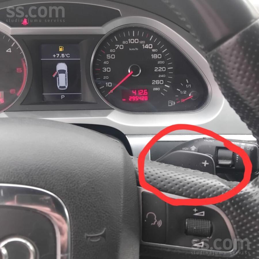 Melns Audi A6 2009 Rīga, ar dzinēja tilpumu 3.00 L un nobraukumu 295 tūkst. km par 5600 €, foto 7 vietnē AUTOMOTO.COM.LV