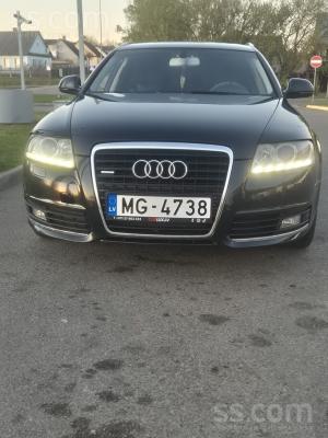 Melns Audi A6 2009 Daugavpils, ar dzinēja tilpumu 3.00 L un nobraukumu 320 tūkst. km par 6700 €, foto  vietnē AUTOMOTO.COM.LV