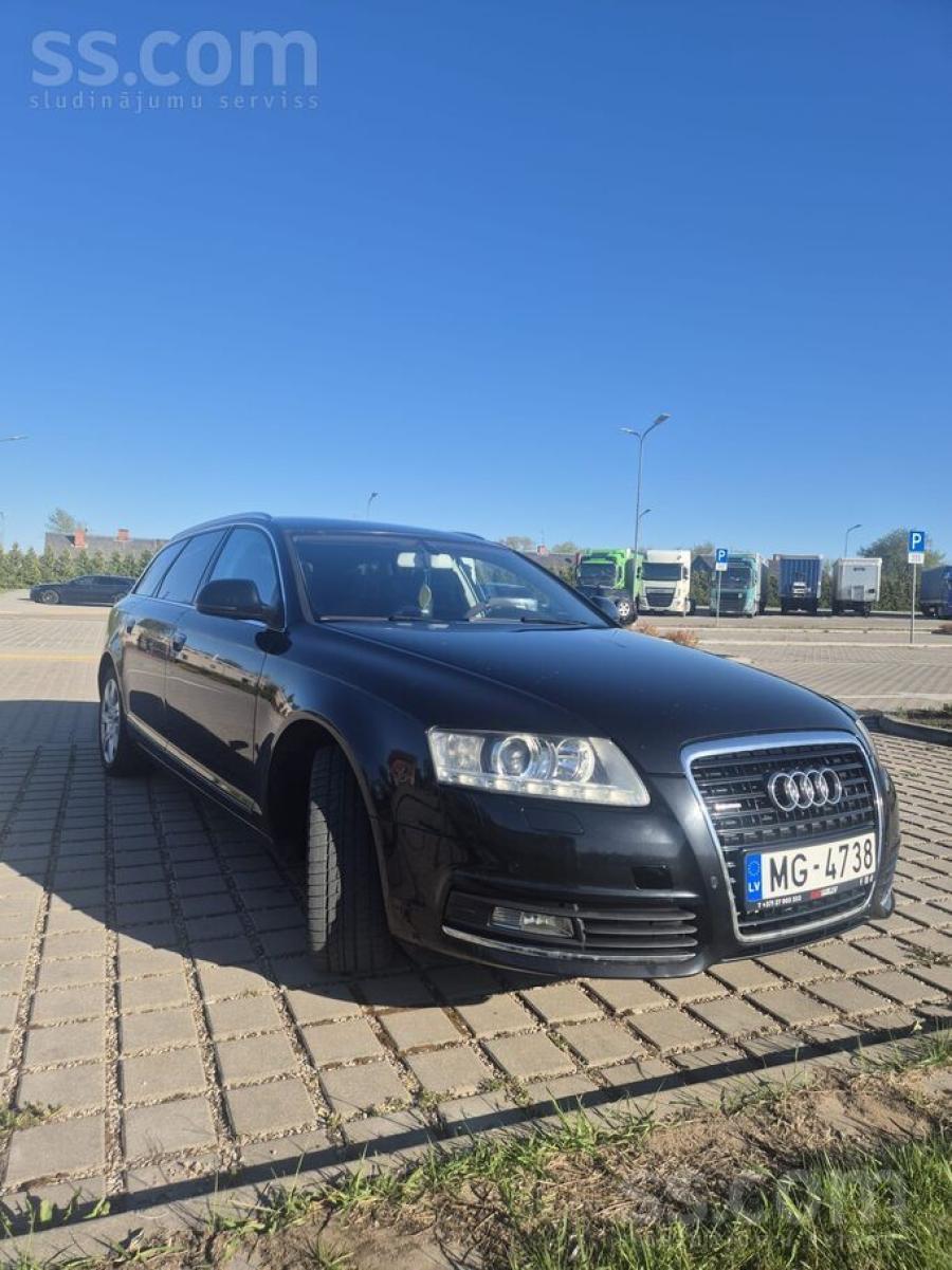 Black Audi A6 2009 in Daugavpils, with an engine capacity of 3.00 L and mileage of 320 thousand km for 6700 €, photo 5 on AUTOMOTO.COM.LV