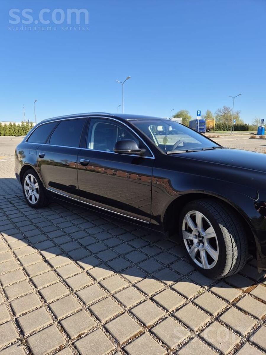 Black Audi A6 2009 in Daugavpils, with an engine capacity of 3.00 L and mileage of 320 thousand km for 6700 €, photo 6 on AUTOMOTO.COM.LV