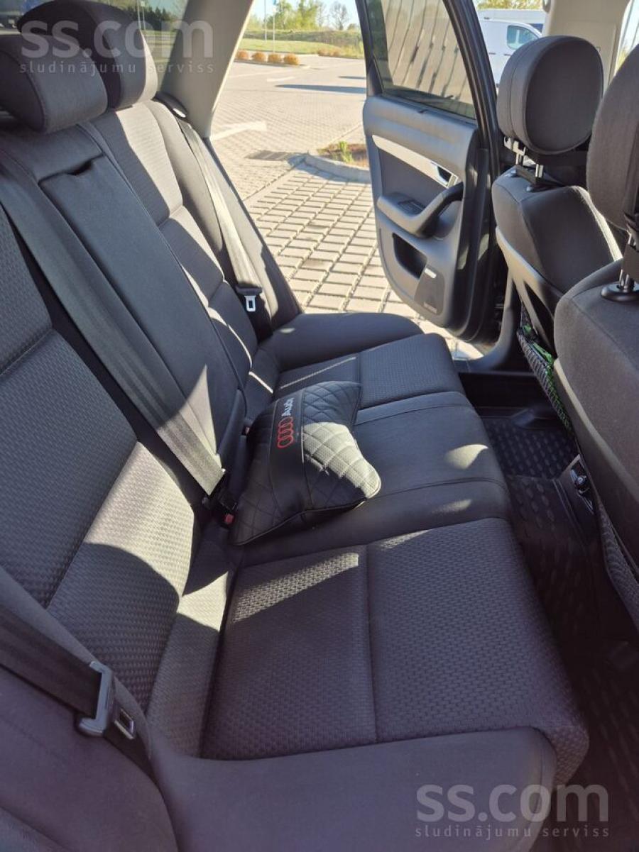 Black Audi A6 2009 in Daugavpils, with an engine capacity of 3.00 L and mileage of 320 thousand km for 6700 €, photo 9 on AUTOMOTO.COM.LV