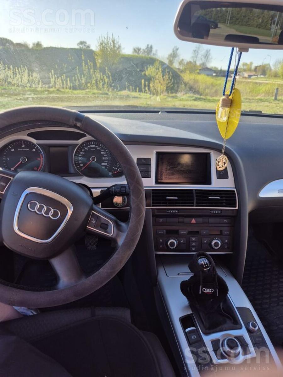 Black Audi A6 2009 in Daugavpils, with an engine capacity of 3.00 L and mileage of 320 thousand km for 6700 €, photo 12 on AUTOMOTO.COM.LV