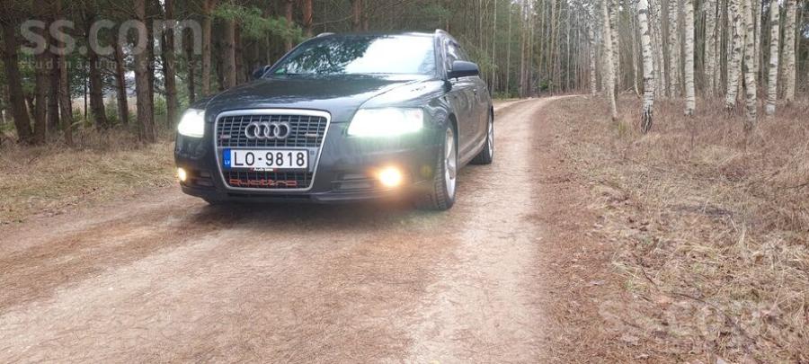 Black Audi A6 2009 in Tukums, with an engine capacity of 3.00 L and mileage of 304 thousand km for 4400 €, photo 1 on AUTOMOTO.COM.LV