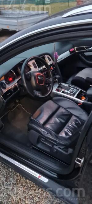 Black Audi A6 2009 in Tukums, with an engine capacity of 3.00 L and mileage of 304 thousand km for 4400 €, photo 9 on AUTOMOTO.COM.LV