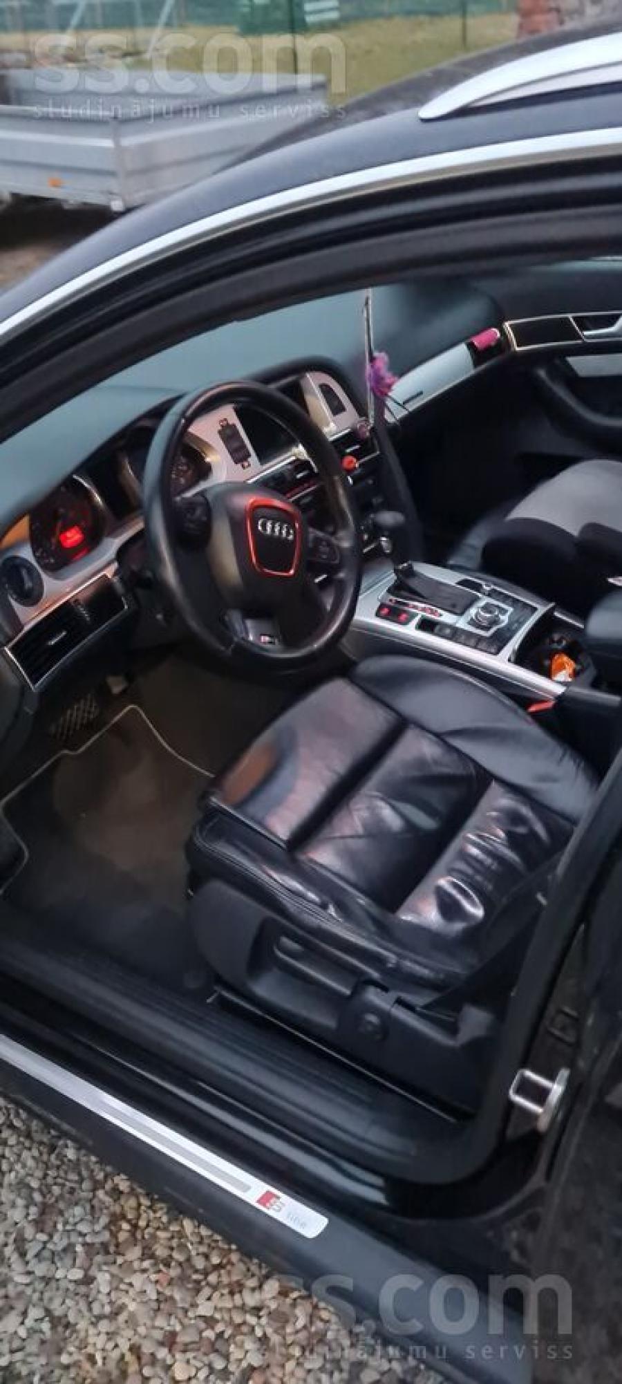 Black Audi A6 2009 in Tukums, with an engine capacity of 3.00 L and mileage of 304 thousand km for 4400 €, photo 9 on AUTOMOTO.COM.LV