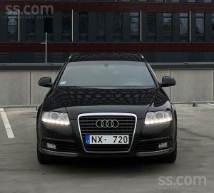 Melns Audi A6 2009 Rīga, ar dzinēja tilpumu 2.00 L un nobraukumu 368 tūkst. km par 4750 €, foto  vietnē AUTOMOTO.COM.LV