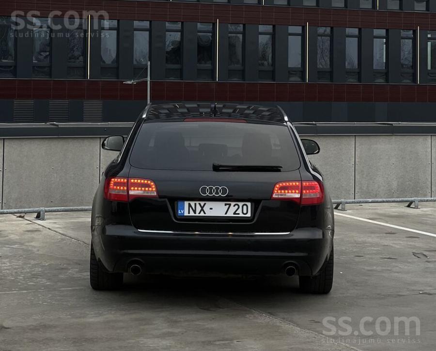 Black Audi A6 2009 in Riga, with an engine capacity of 2.00 L and mileage of 368 thousand km for 4750 €, photo 5 on AUTOMOTO.COM.LV