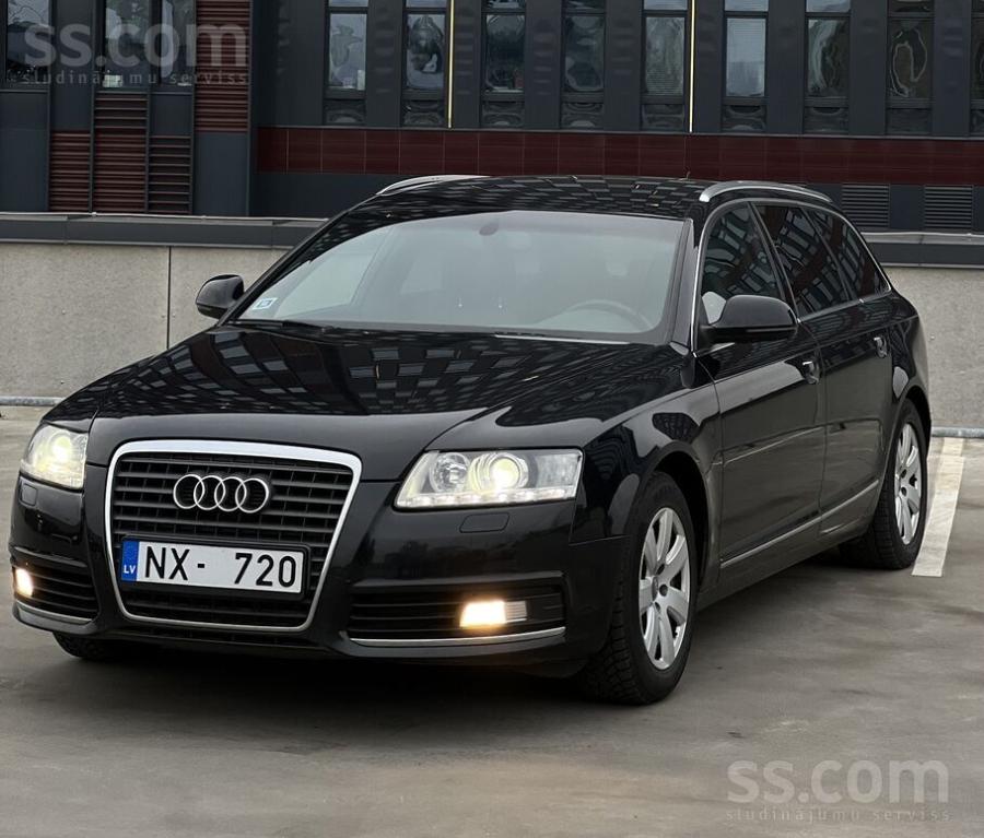 Black Audi A6 2009 in Riga, with an engine capacity of 2.00 L and mileage of 368 thousand km for 4750 €, photo 7 on AUTOMOTO.COM.LV