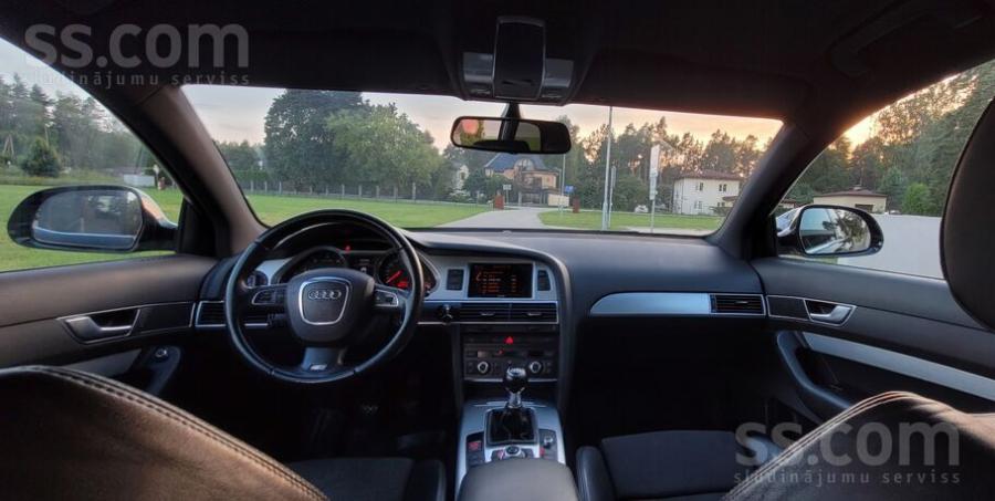 Black Audi A6 2009 in Riga, with an engine capacity of 2.00 L and mileage of 368 thousand km for 4750 €, photo 8 on AUTOMOTO.COM.LV