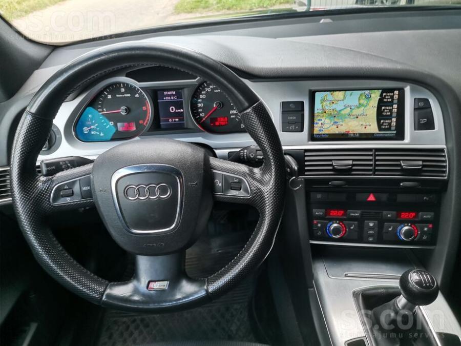Black Audi A6 2009 in Riga, with an engine capacity of 2.00 L and mileage of 368 thousand km for 4750 €, photo 10 on AUTOMOTO.COM.LV