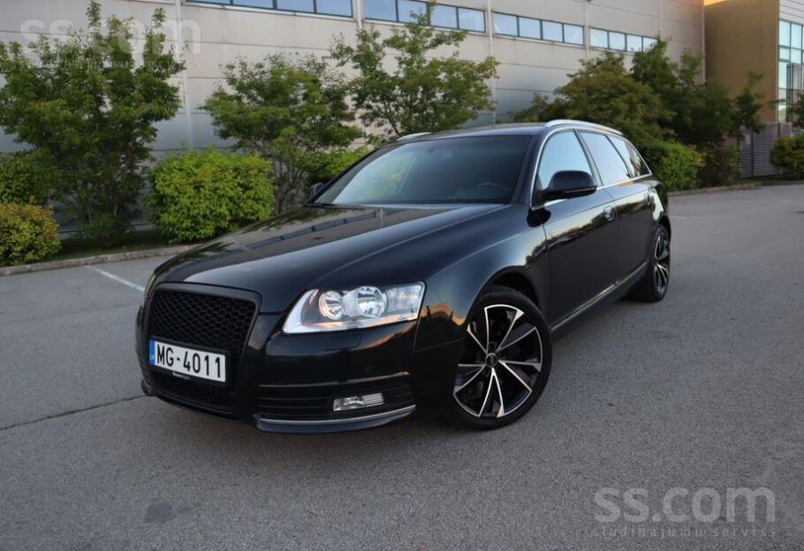 Black Audi A6 2009 in Riga, with an engine capacity of 3.00 L and mileage of 316 thousand km for 5990 €, photo 4 on AUTOMOTO.COM.LV