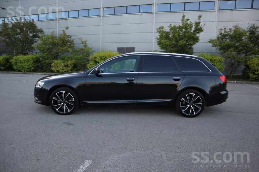 Black Audi A6 2009 in Riga, with an engine capacity of 3.00 L and mileage of 316 thousand km for 5990 €, photo 6 on AUTOMOTO.COM.LV