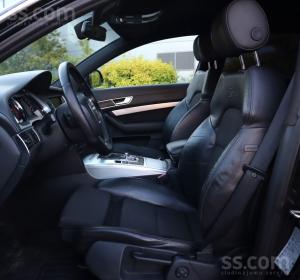 Black Audi A6 2009 in Riga, with an engine capacity of 3.00 L and mileage of 316 thousand km for 5990 €, photo 10 on AUTOMOTO.COM.LV